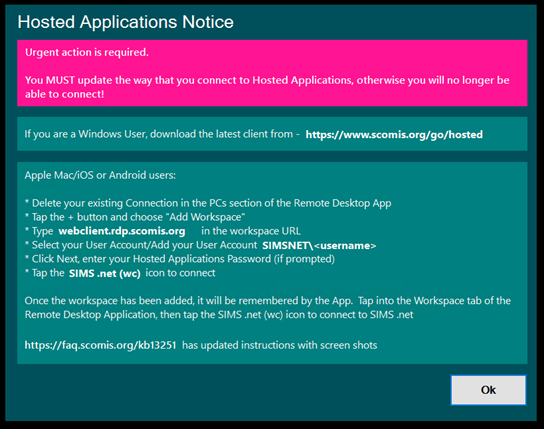 IMPORTANT: Hosted Apps Connector/Remote Desktop App Settings Update ...